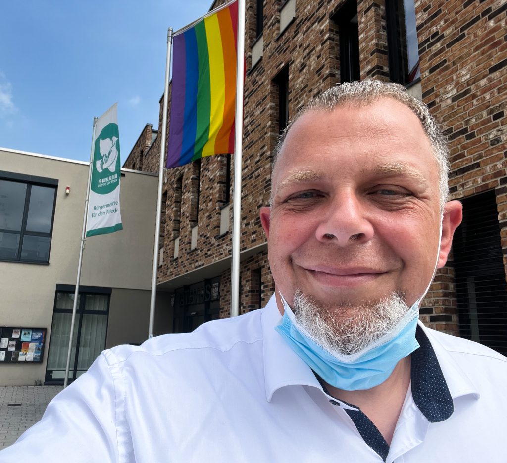 Enno zu Besuch im Rathaus Schulzendorf - Enno von Essen